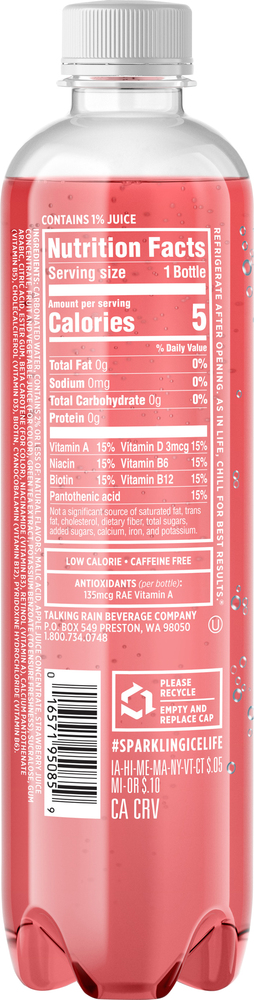 Sparkling Ice Sparkling Water, Zero Sugar, Strawberry Watermelon ...