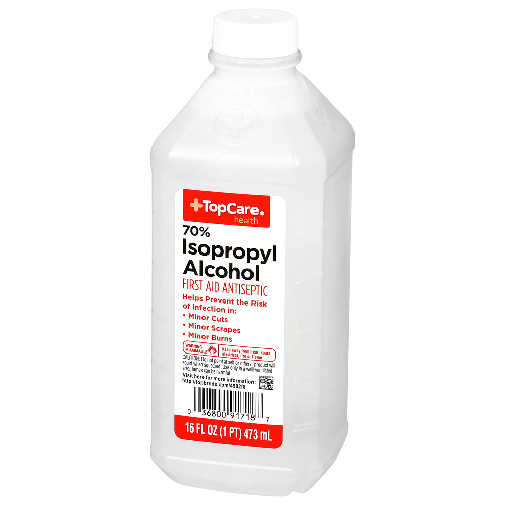 TopCare HEALTH 70% Isopropyl Alcohol First Aid Antiseptic-Front-Right ...