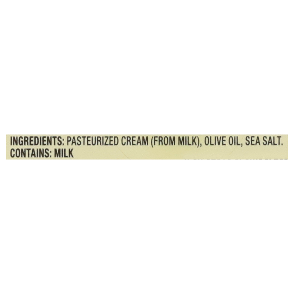 Challenge Butter, with Olive Oil, Sea Salted, Spreadable-Ingredients