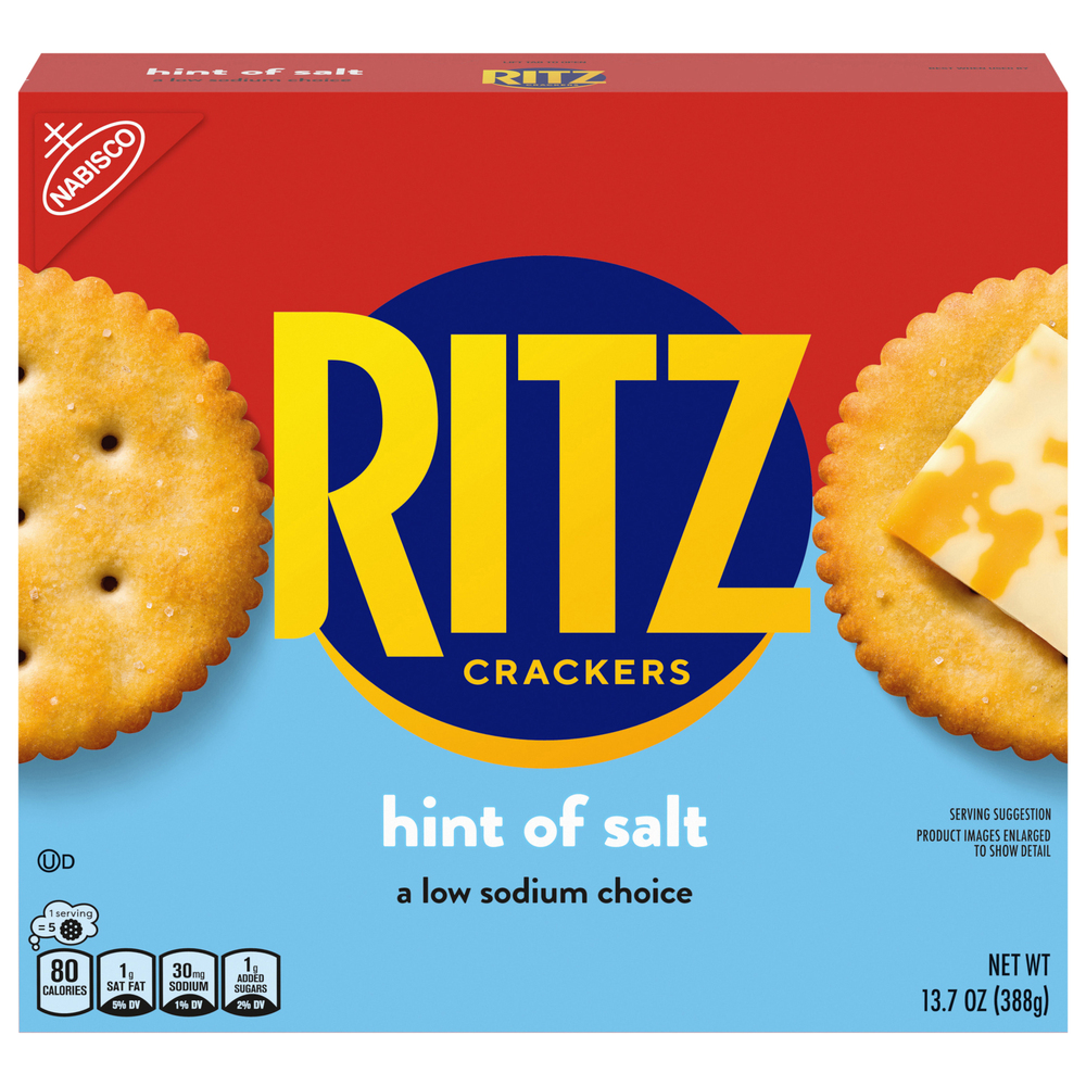 RITZ Hint of Salt Crackers, 13.7 oz-Main