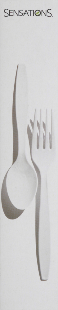 plastic fork and spoon