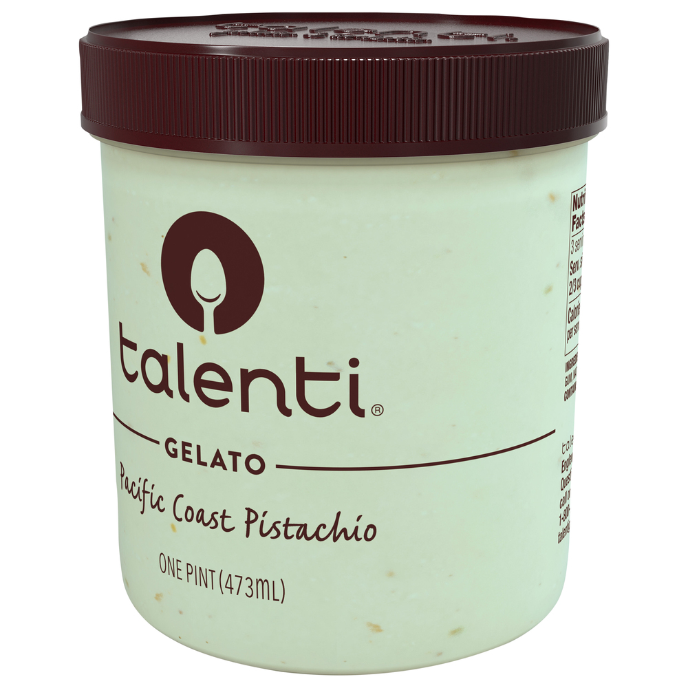 Talenti Gelato, Pacific Coast Pistachio-Front-Right-Elevated