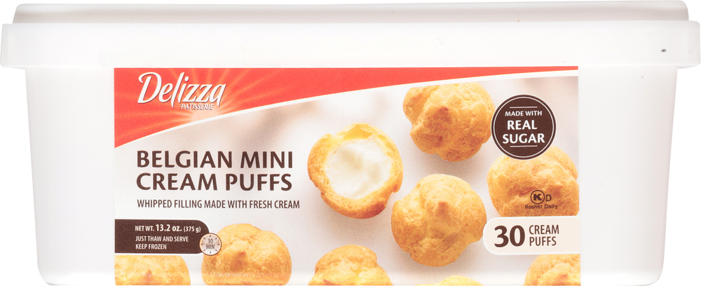 Delizza Puffs, Belgian Cream, Mini-Planogram-Back