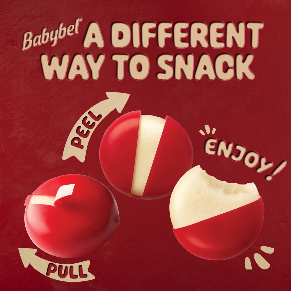 Mini Babybel® Light Snack Cheese, 12 Pack (8.5 oz)-Planogram-Back