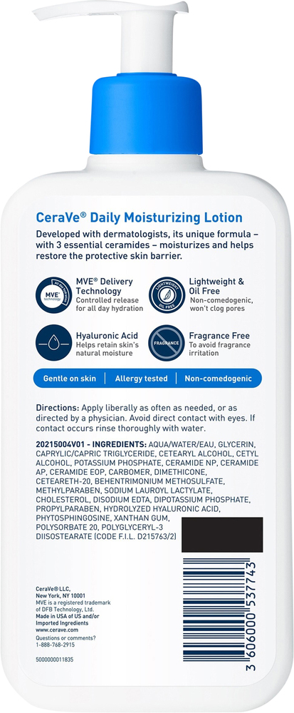 CeraVe Moisturizing Lotion Daily Lightweight