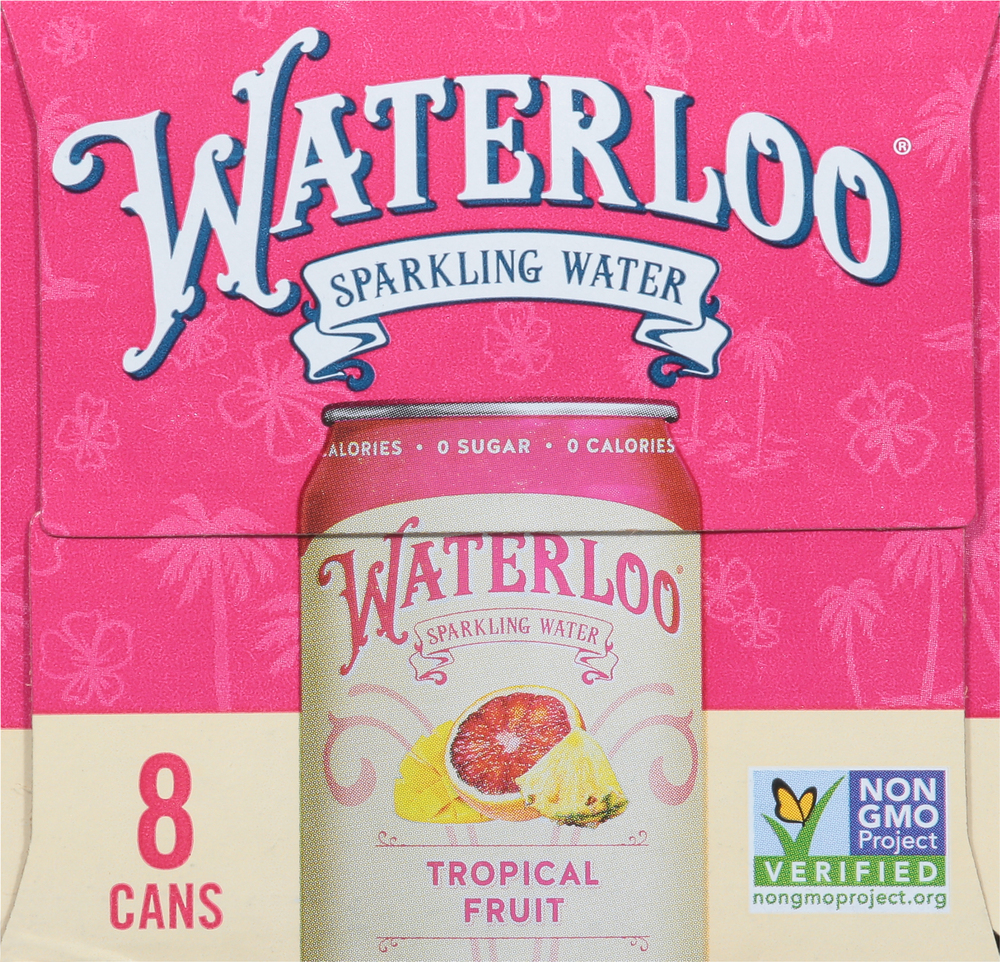 Waterloo Sparkling Water, Tropical Fruit-Planogram-Left