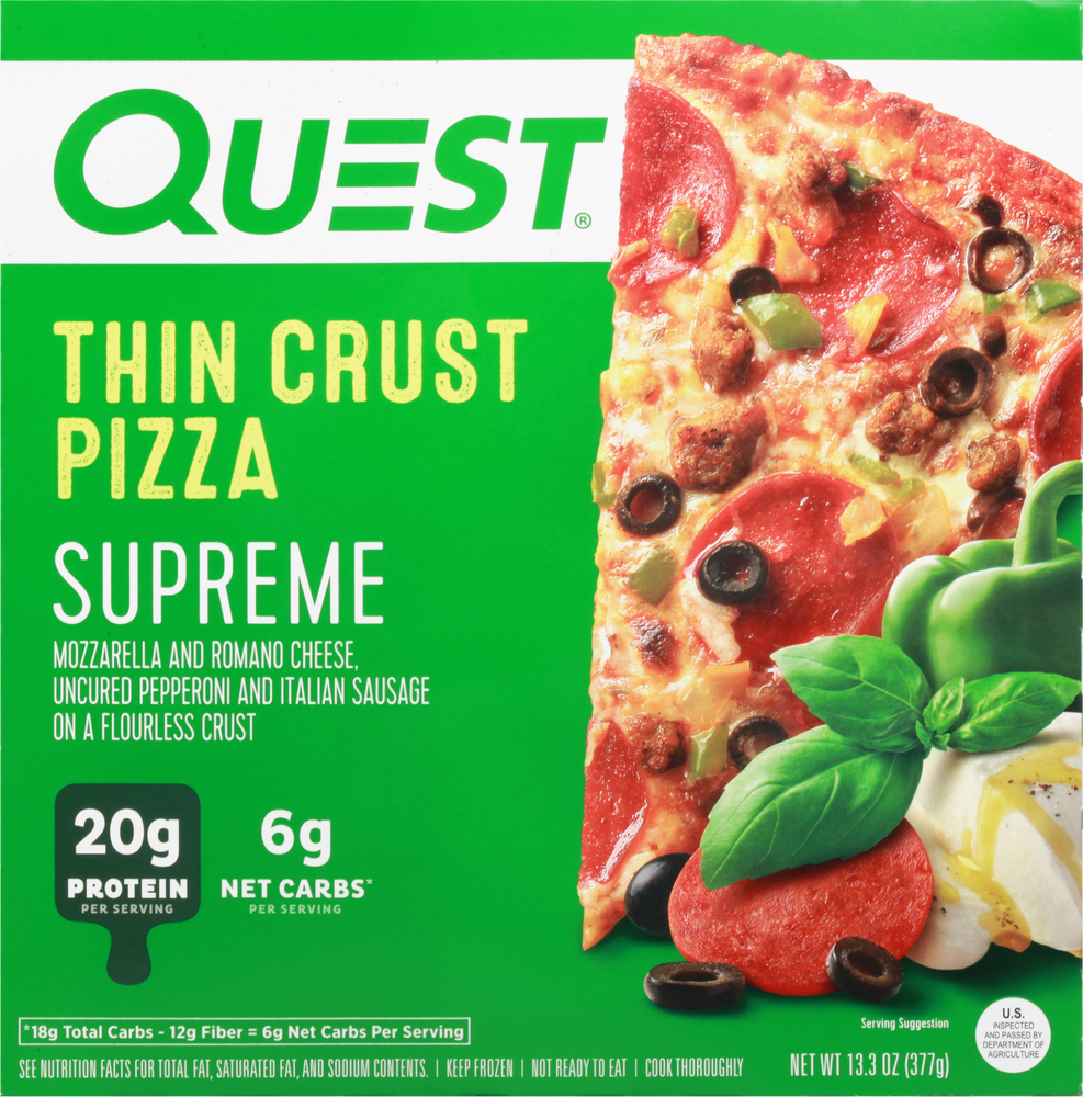 how long to cook quest pizza