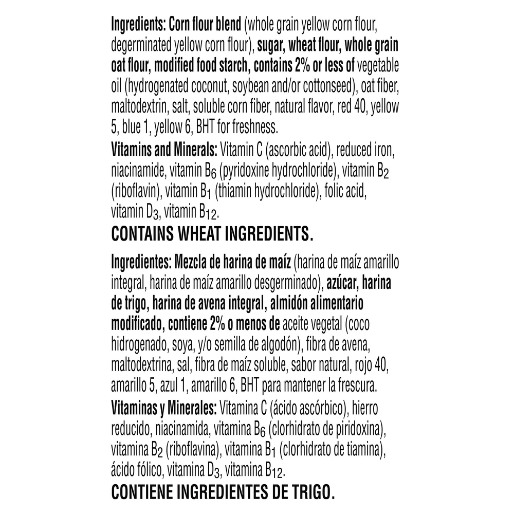 fruit loops ingredients