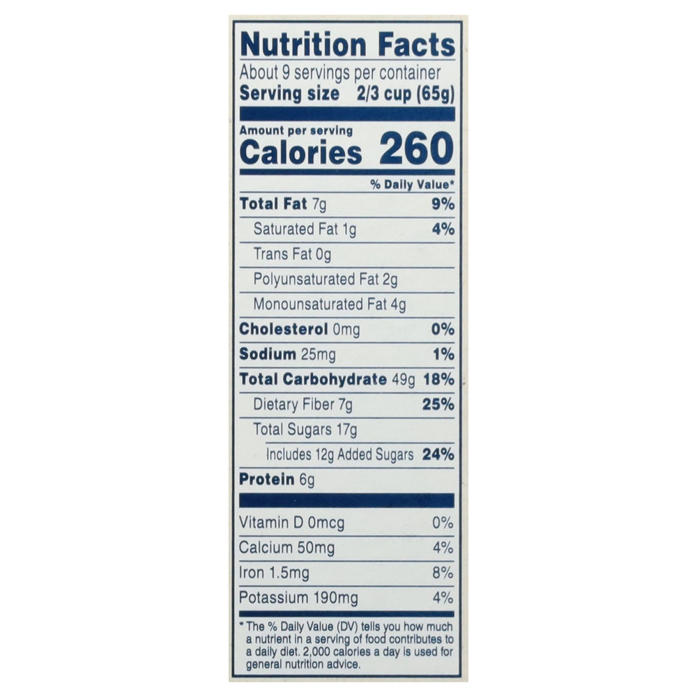 Quaker Simply Granola, Oats, Apples, Cranberries & Almonds-Nutrition-Facts