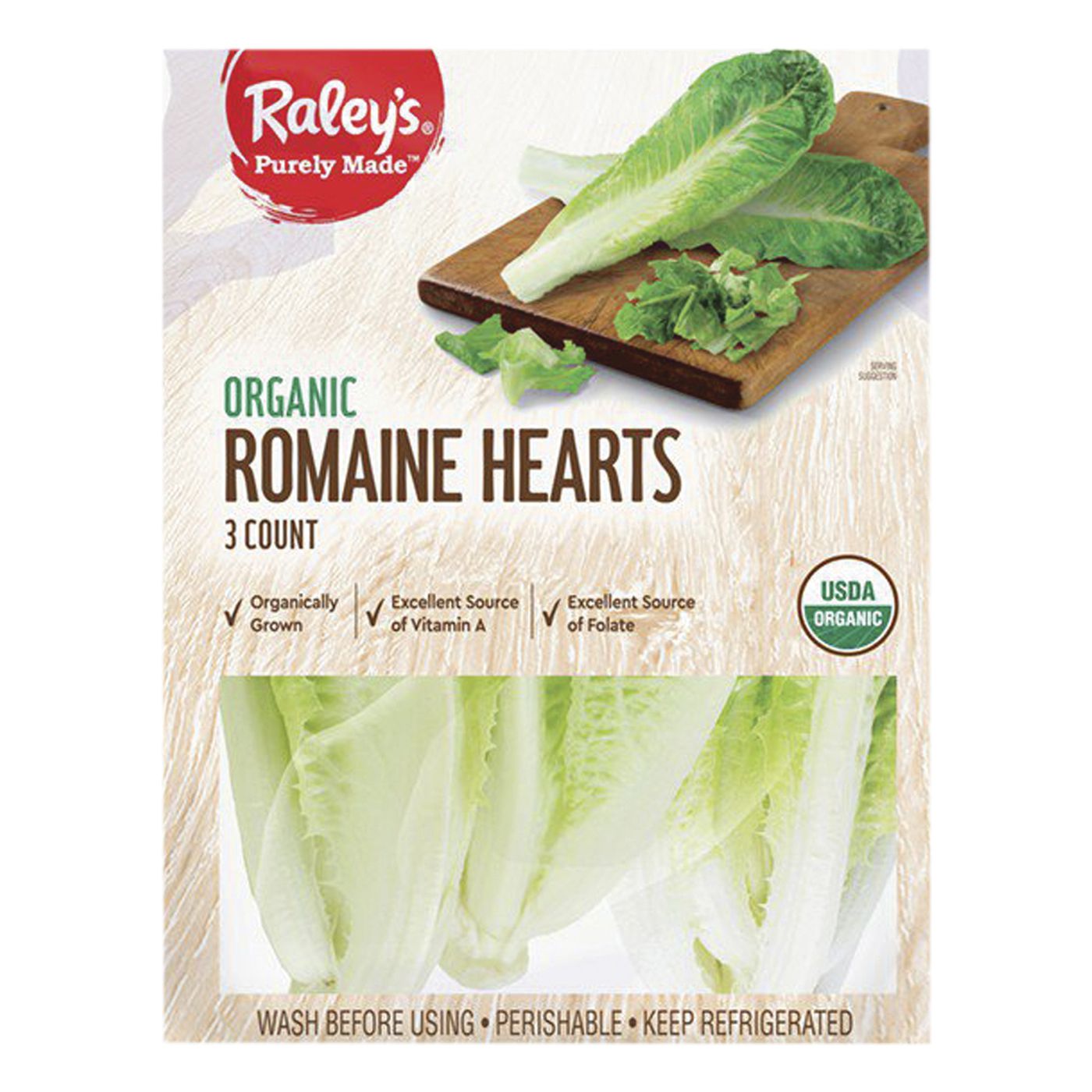 Romaine Hearts Vitamins